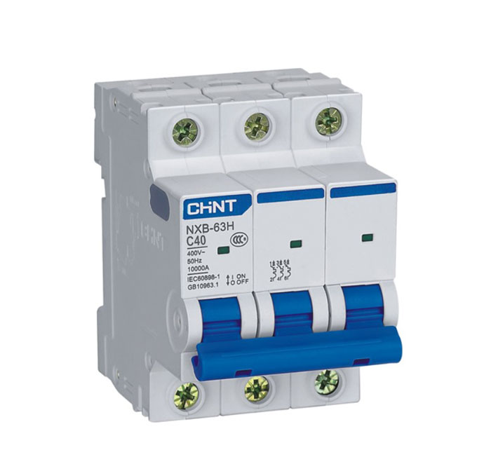 کلید مینیاتوری 40 آمپر سه پل NXB-63H 3P C40 10KA چینت (چاینت) – دموی آرتا الکتریک